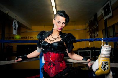 Featured Fighter: Kris ‘The Raven’ Blackwell – Lingerie Fighting ...